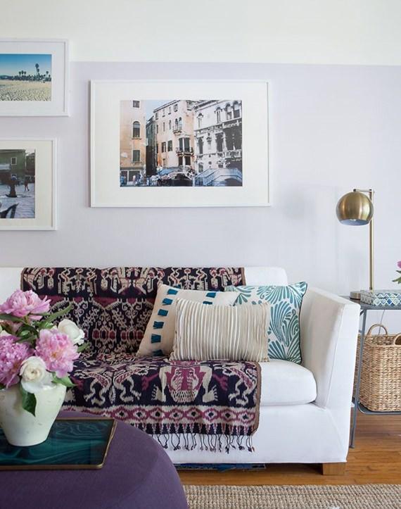 Manta no sofá: como usar